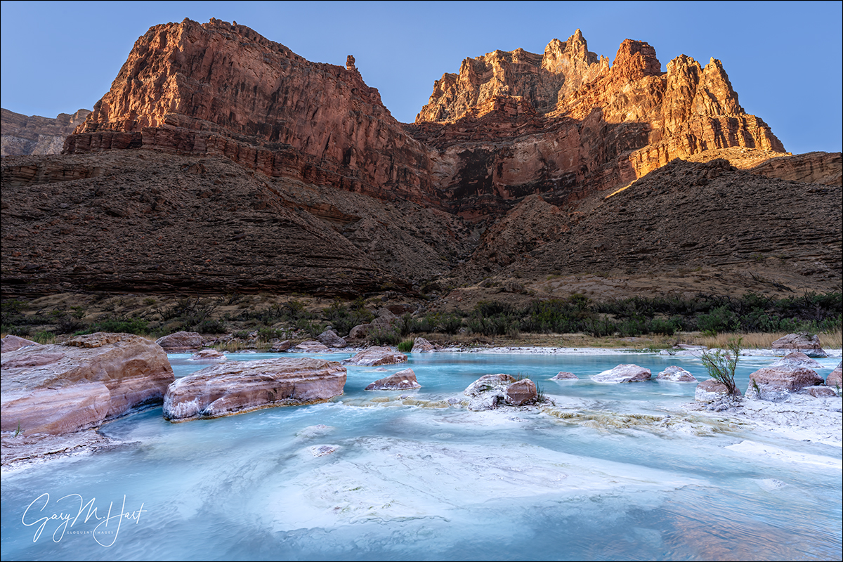 Red, White, and Blue; Little Colorado River Confluence; Grand Canyon ...